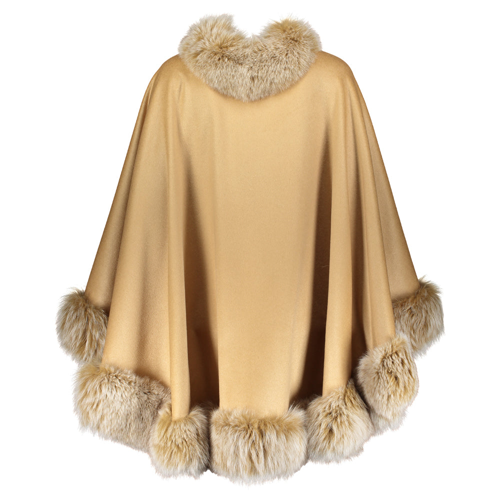 Melanie Cashmere Blend Cape – Wolfie Premium Outerwear