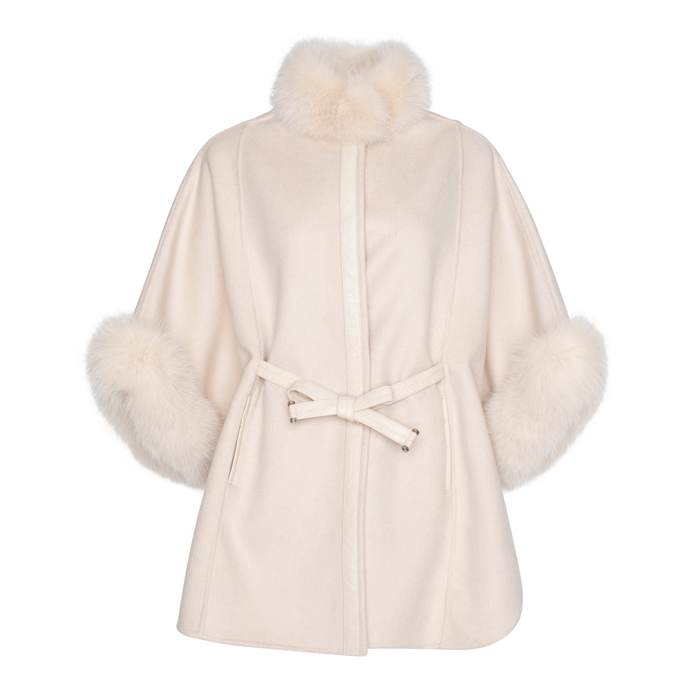 JENNIFER Cashmere cape – Wolfie Premium Outerwear