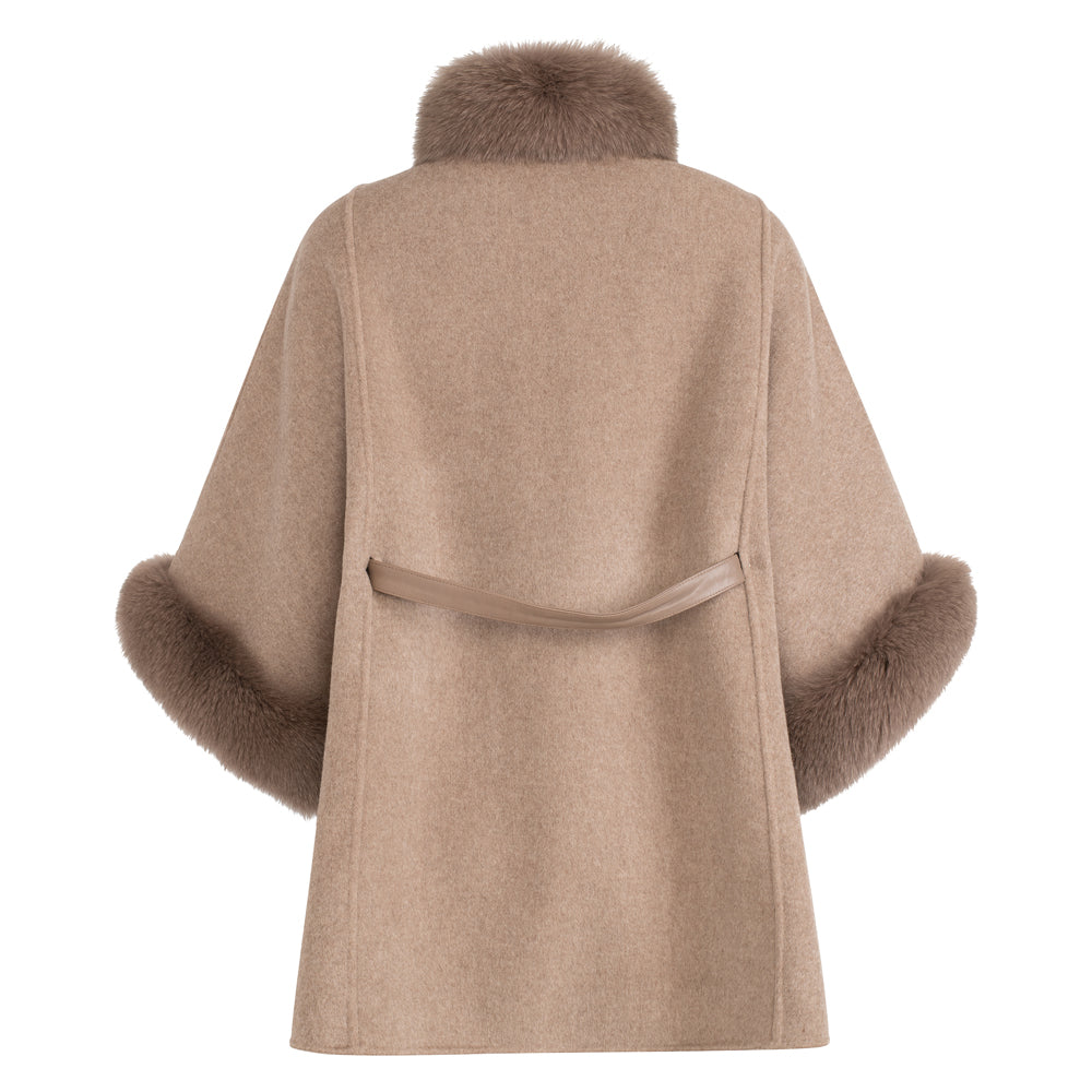 JENNIFER Cashmere cape – Wolfie Premium Outerwear