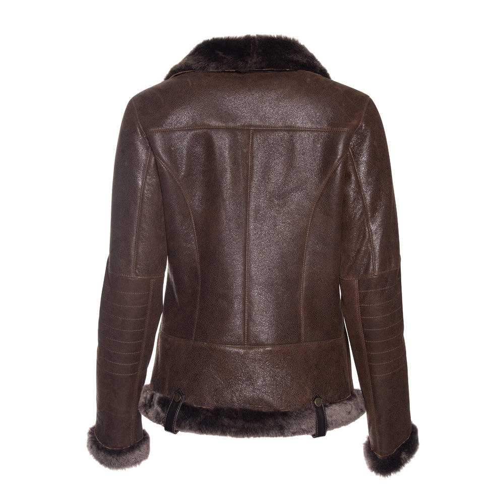 Harley Merino Shearling Sheepskin Moto Jacket – Wolfie Premium Outerwear